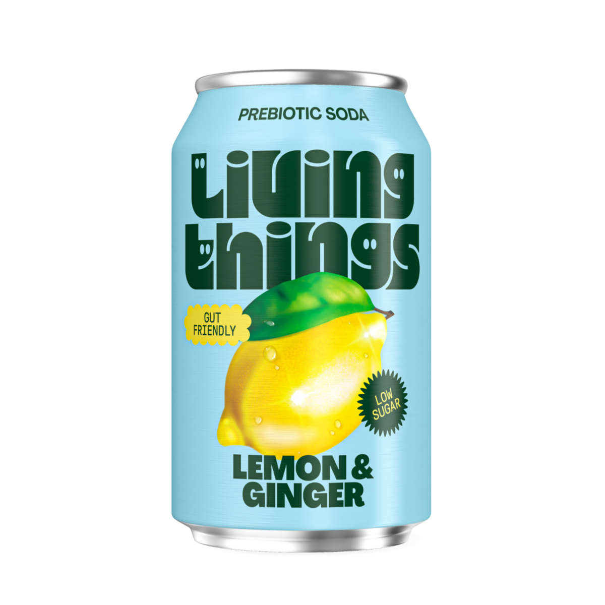 Living Things Lemon & Ginger (12 Pack)